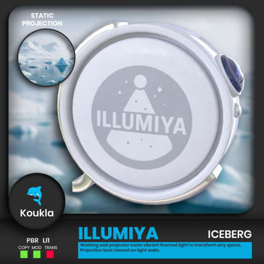 Second Life Marketplace - Koukla // Illumiya Projector / Static / Iceberg