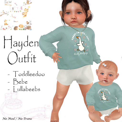 Second Life Marketplace - -S- Hayden Outfit TD, BB, LB