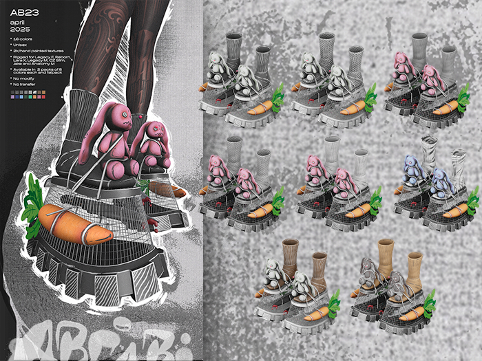 Second Life Marketplace - * abeabi * AB23 * pack 1 * unpack me (add)