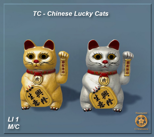 Second Life Marketplace - TC - Chinese Lucky Cats
