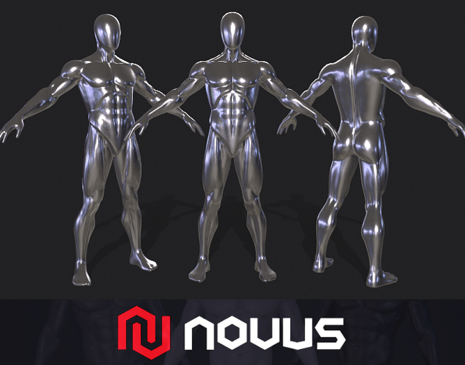 Second Life Marketplace - Male Mannequin - Anatomy {Metals}