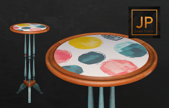 Second Life Marketplace - 12. Side Table Dots - Wonderland Suite ...