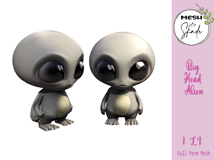 Second Life Marketplace - MBS - Big Head Alien