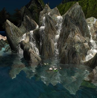 Second Life Marketplace - huge water fall dive float splash animations