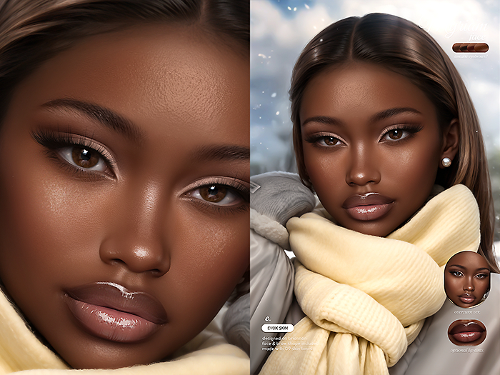 Second Life Marketplace - Essence. myriam face (evoX) fatpack