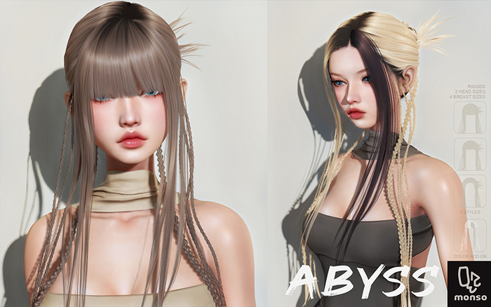 Second Life Marketplace - [monso] Abyss Hair (demo)