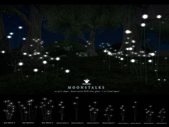 Second Life Marketplace - +Half-Deer+ Moonstalks [Set of 11]