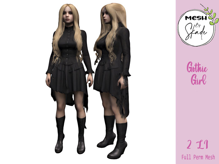 Second Life Marketplace - MBS - Gothic Girl FP
