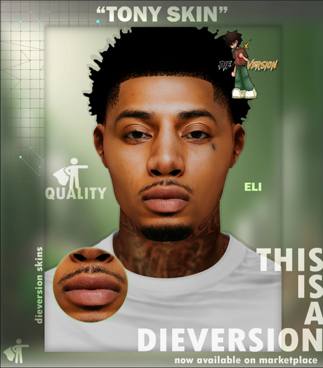 Second Life Marketplace - /DV/ Tony Skin (Eli)