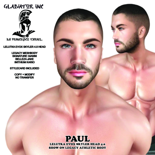Second Life Marketplace - GladiatorShape - Paul - [Skyler 4.0]