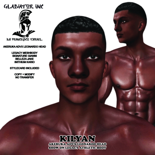 Second Life Marketplace - GladiatorShape - Kylian - [AK EvoX Leonardo]