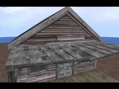 Second Life Marketplace - RE Old Shack w/Breaking Porch- Old West Shop ...
