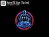 Second Life Marketplace - Neon - DJ Sign (With Tip Jar)