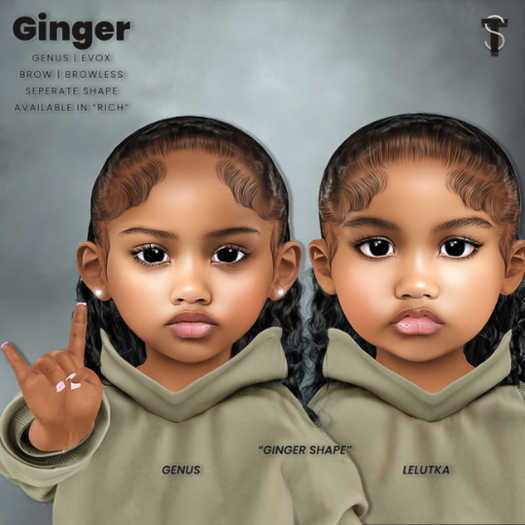 Second Life Marketplace - TURVI // Ginger Skin "RICH" (EVOX)