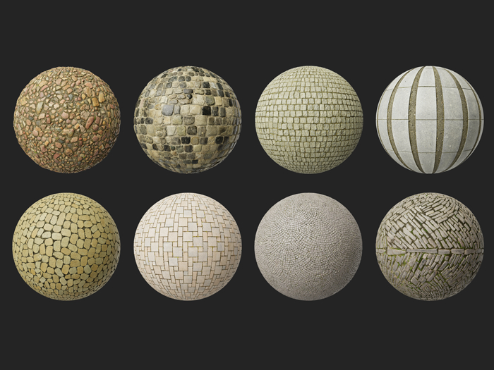 Second Life Marketplace - AmbientCG PavingStones 141-148 Materials ...