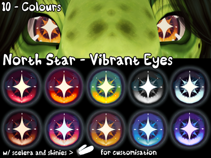 Second Life Marketplace - North Star eyes - vibrant
