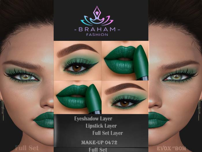 Second Life Marketplace - '' Braham Fasihon ''Make Up EvoX ''Bom'' 0472