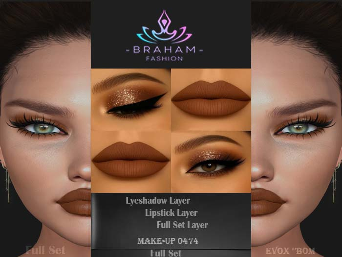Second Life Marketplace - '' Braham Fasihon ''Make Up EvoX ''Bom'' 0474
