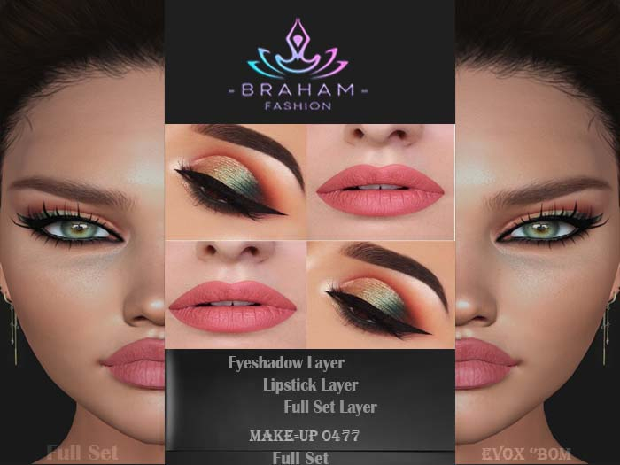 Second Life Marketplace - '' Braham Fasihon ''Make Up EvoX ''Bom'' 0477