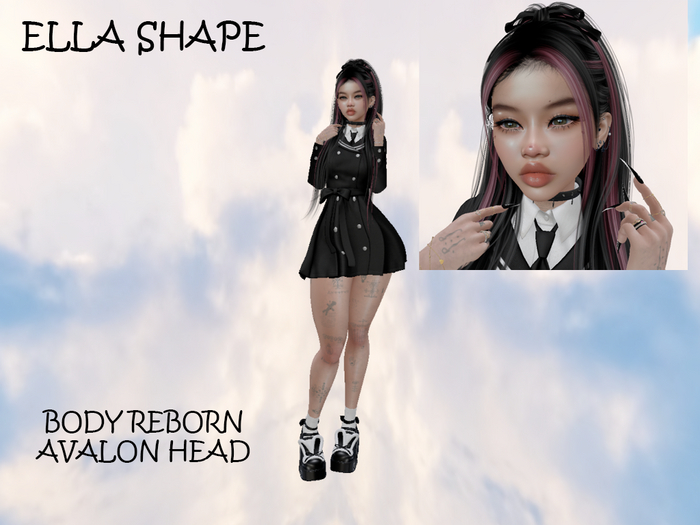 Second Life Marketplace - ELLA SHAPE REBORN AVALON HEAD