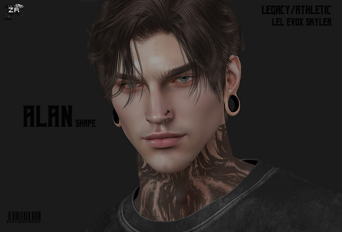 Second Life Marketplace - .ZENER.- Alan Shape - Lel Skyler EvoX
