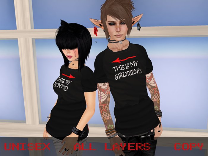 Second Life Marketplace - T Shirt: This is my Girlfriend
