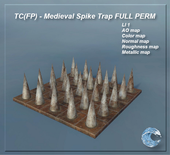 Second Life Marketplace - TC(FP) - Medieval Spike Trap FULL PERM