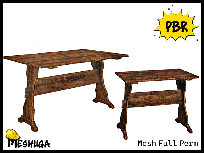 Second Life Marketplace - Meshuga PBR Torture Workbench FULL PERM MESH