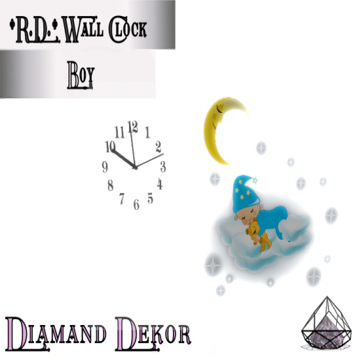 Second Life Marketplace - *R.D.* DEMO Wall Clock Boy