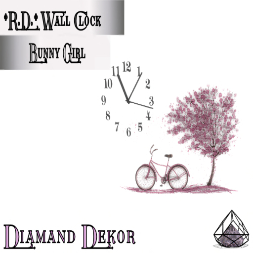 Second Life Marketplace - *R.D.* Demo Wall Clock Cherry blossom season