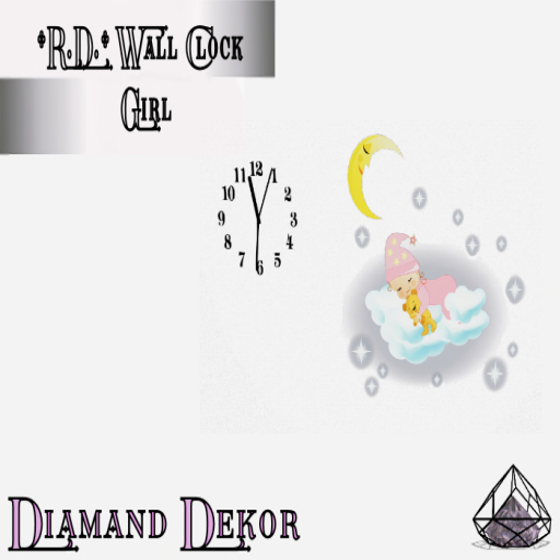 Second Life Marketplace - *R.D.* DEMO Wall Clock Girl