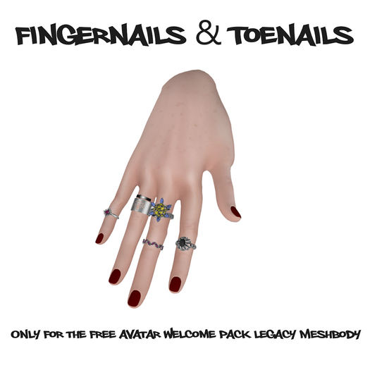 Second Life Marketplace - [AD] Legacy Welcome Body Fingers & Toes