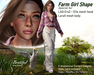 Second Life Marketplace - Farm Girl Shape