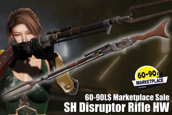 Second Life Marketplace - SH Disruptor Rifle HW [SG] M (Unpack)