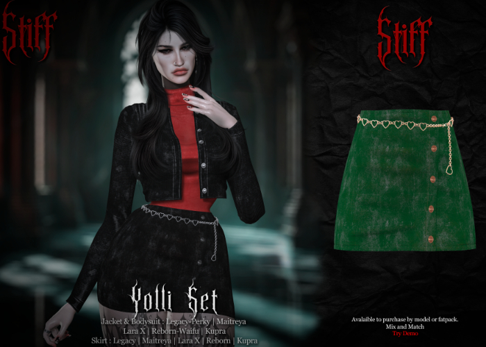Second Life Marketplace - Stiff - Yolli Skirt - Emberis