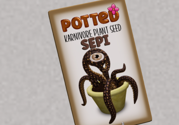 Second Life Marketplace - SEPI Breedable Beautiful Karvivore Seed POTTED