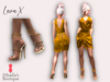 Second Life Marketplace - Aurora golden dress for Lara X