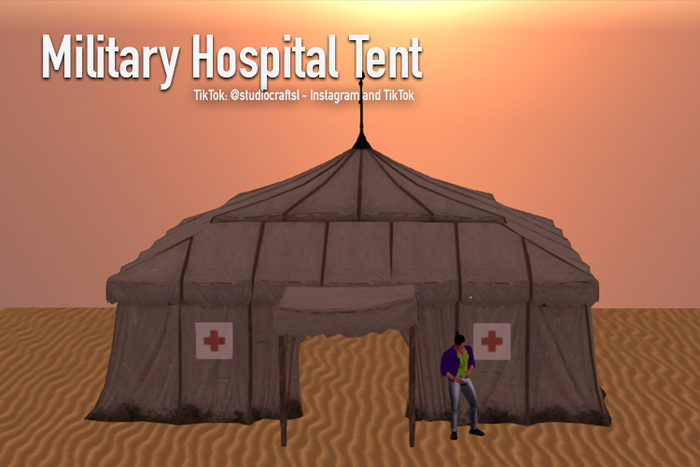 Second Life Marketplace - Studio Craft * Military Hospital Tent BOX