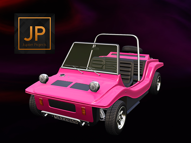 Second Life Marketplace - BLUSH - Vintage Buggy 1975 - Color #5 (Pink)