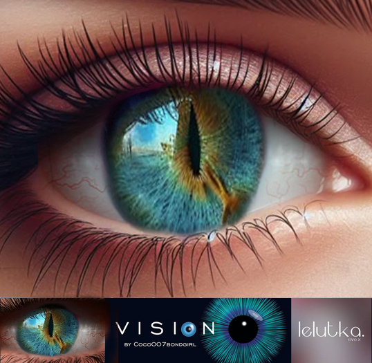 Second Life Marketplace - V I S I O N Eyes "Savage Eyes" [Lelutka EvoX]