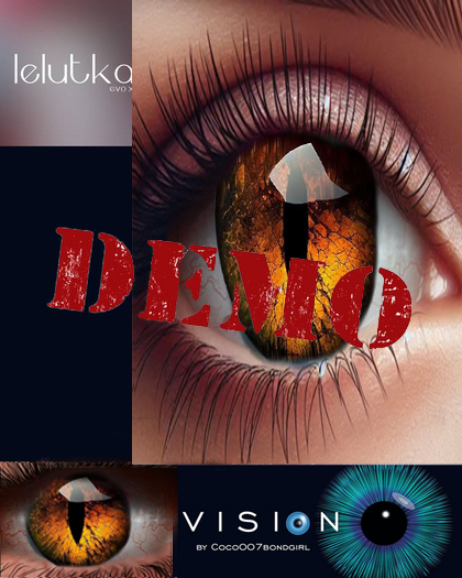 Second Life Marketplace - DEMO V I S I O N Eyes "Savage 2 Eyes ...