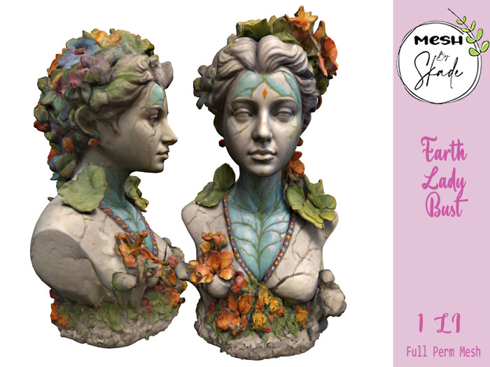 Second Life Marketplace - MBS - Earth Lady Bust