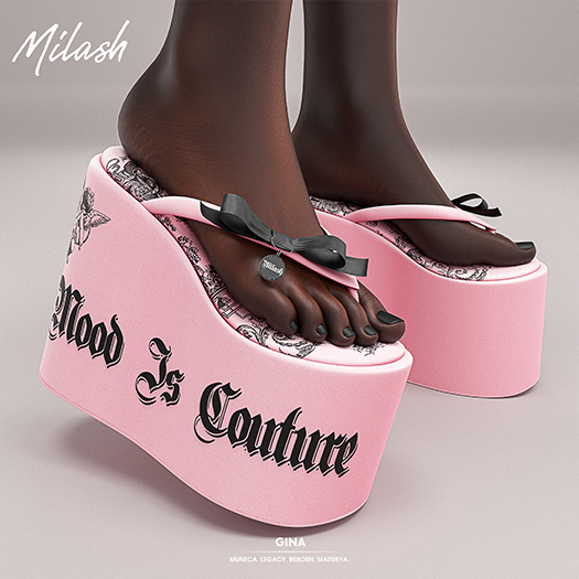 Second Life Marketplace - Milash : Gina Slippers / Icon-Pack