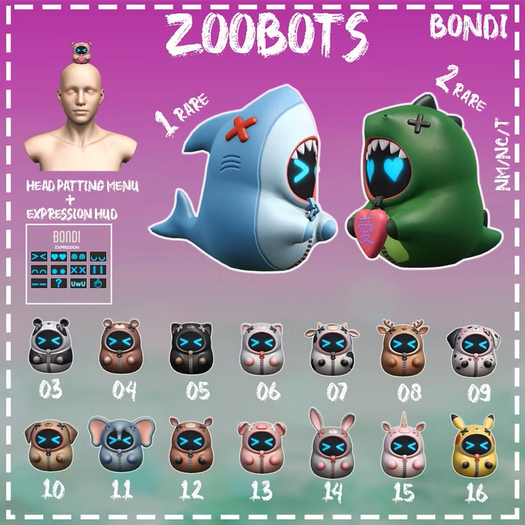 Second Life Marketplace - BONDI - Zoobots - Bear Bot 04