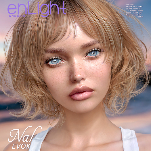 Second Life Marketplace - enLight NAL 5-satin BOM *Head skins* (EvoX)
