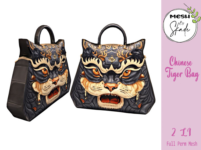 Second Life Marketplace - MBS - Chinese Tiger Bag