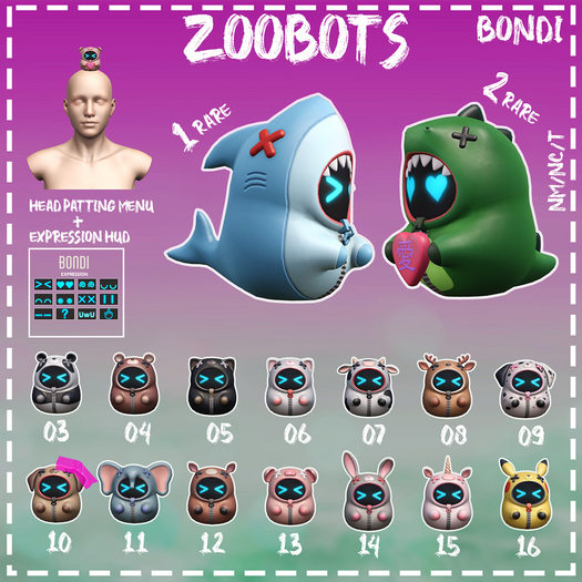 Second Life Marketplace - BONDI - Zoobots - Dog Bot 10