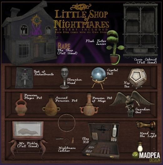 Second Life Marketplace - MadPea Little Shop of Nightmares - Mr. Pickles