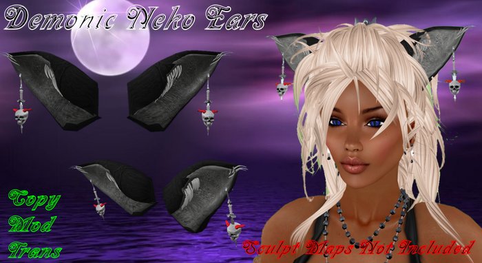 Second Life Marketplace - Demonic Neko Ears