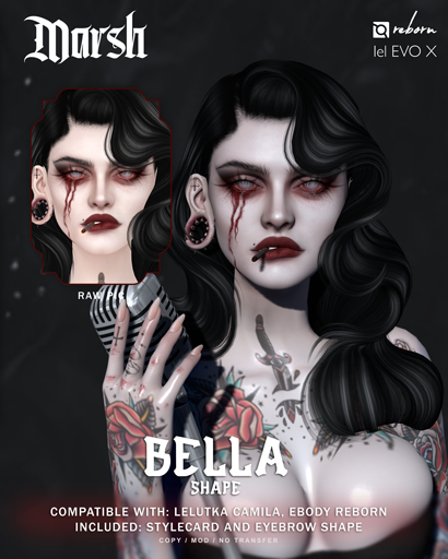 Second Life Marketplace - Marsh - Bella Shape (Lel Camila X Ebody)